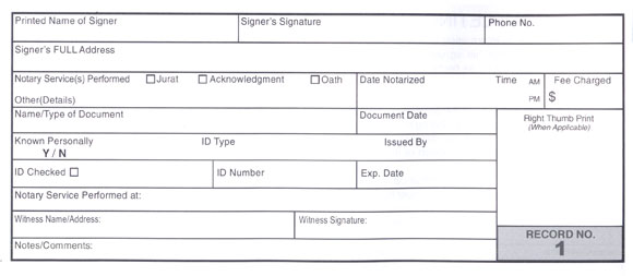 Notary | Public | Supplies | Complete Notary Journal Records Book ...